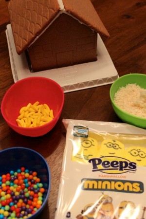 Make a Minions Gingerbread House - Redhead Baby Mama | Atlanta Blogger