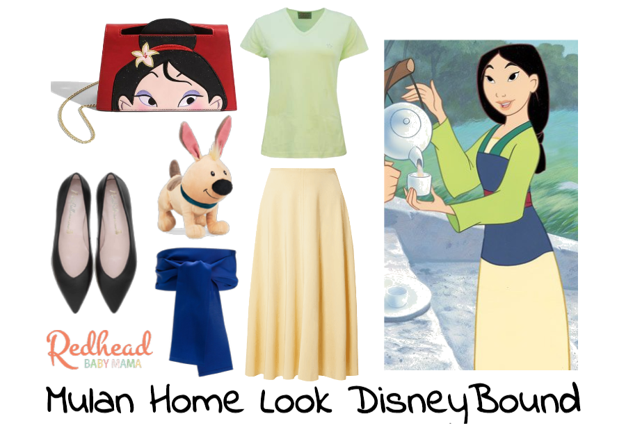 Mulan Disneybound Looks - Redhead Baby Mama | Atlanta Blogger