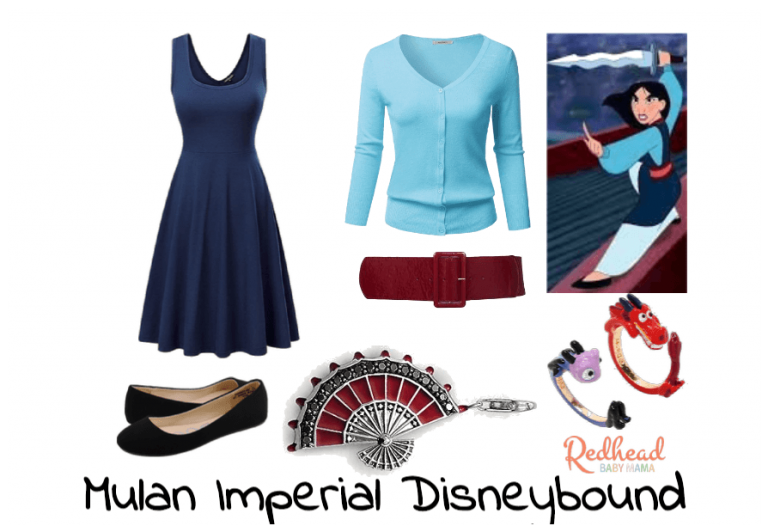 Mulan Disneybound Looks - Redhead Baby Mama | Atlanta Blogger